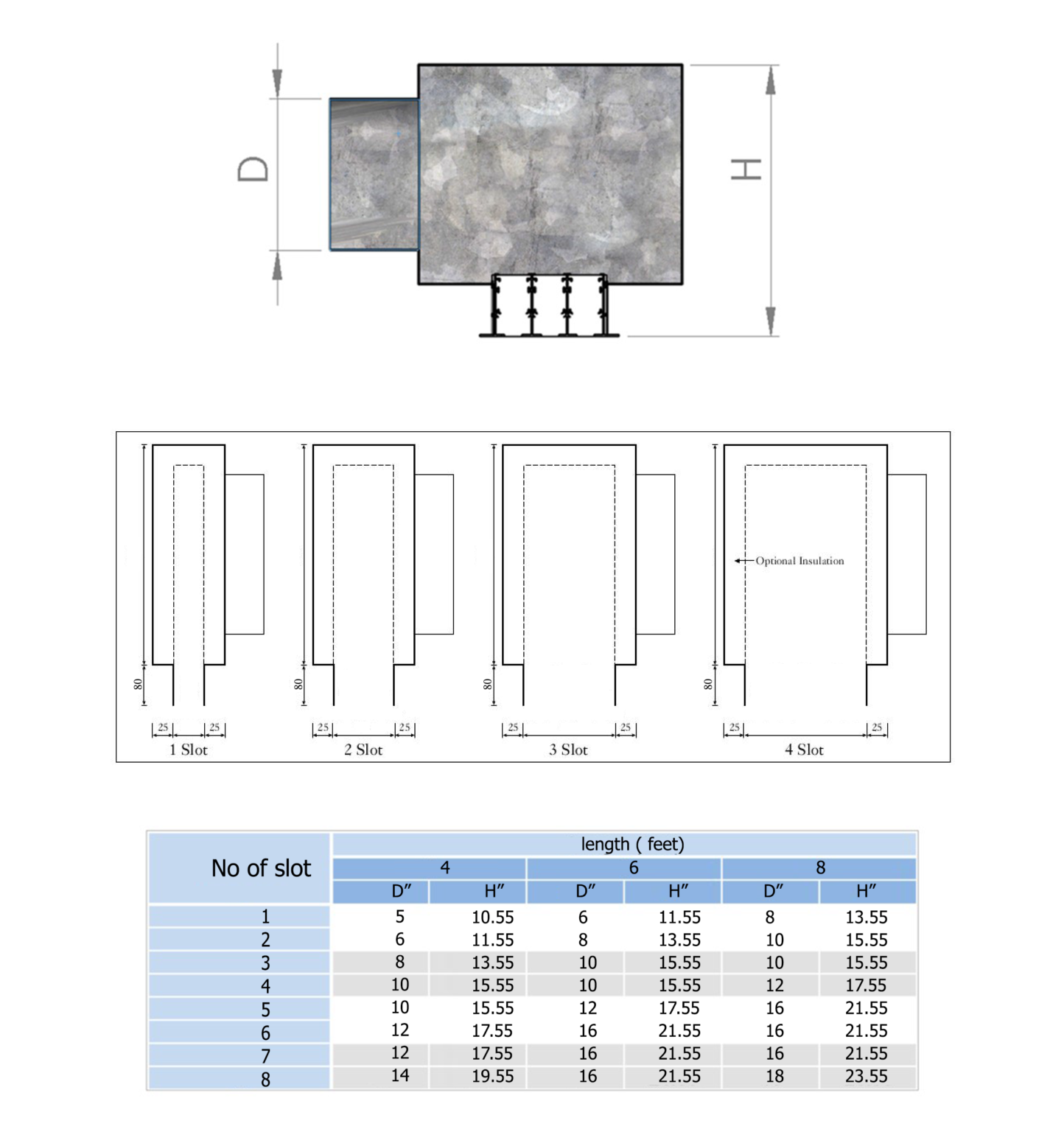 Linear Slot Ceiling Diffuser | Egy Air